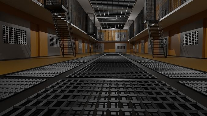 3D model Prison Interior VR / AR / low-poly | CGTrader