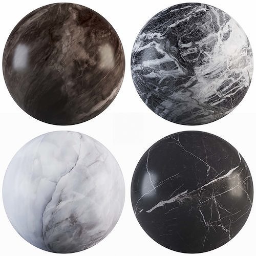 Texture Marble 65 - Mud Black-French Agate-Gray Branche-Brown VR / AR ...