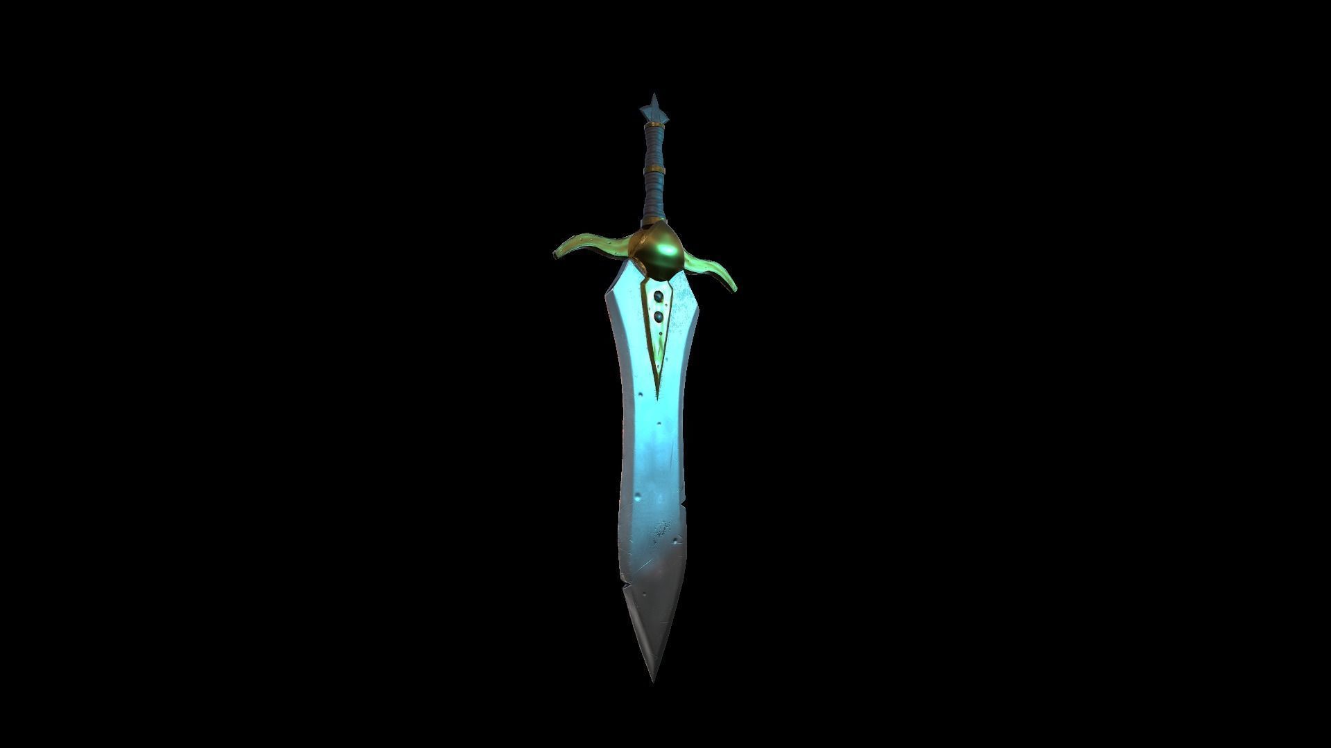 3D model A MEDIEVAL GAMING SWORD VR / AR / low-poly | CGTrader