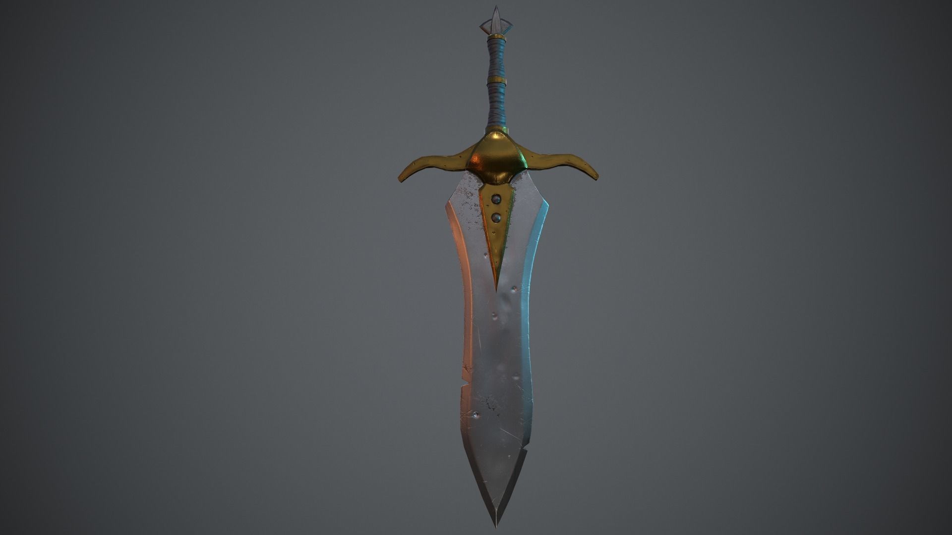 3D model A MEDIEVAL GAMING SWORD VR / AR / low-poly | CGTrader