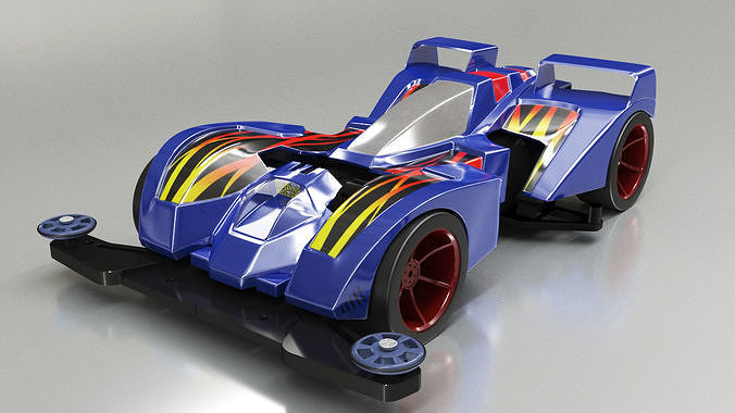 mini4wd car tamiya 3dmodel 3D model | CGTrader