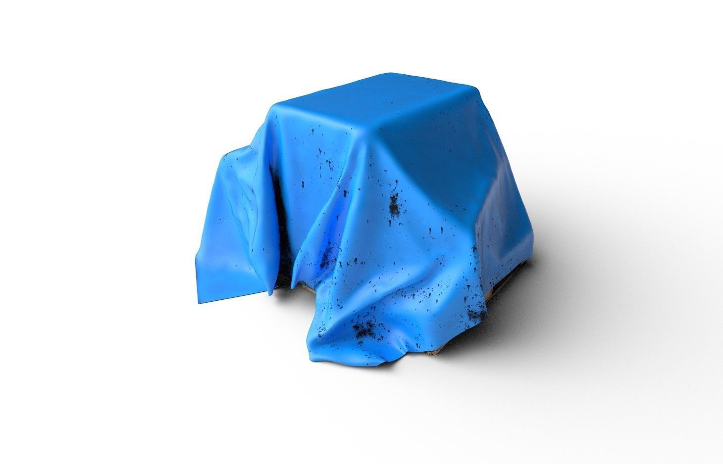 3D model Tarp with Pallet M01 VR / AR / low-poly | CGTrader