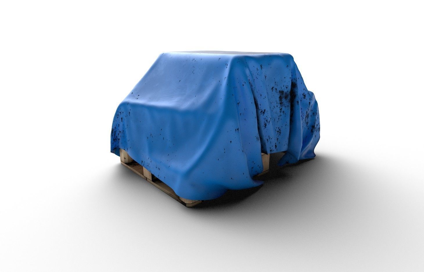 3D model Tarp with Pallet M01 VR / AR / low-poly | CGTrader