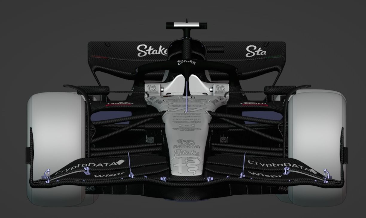 f1 alfa romeo team stake c43 3D model | CGTrader