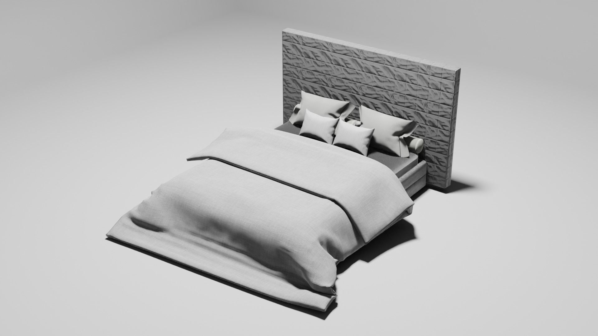 bed mebel 3D model | CGTrader
