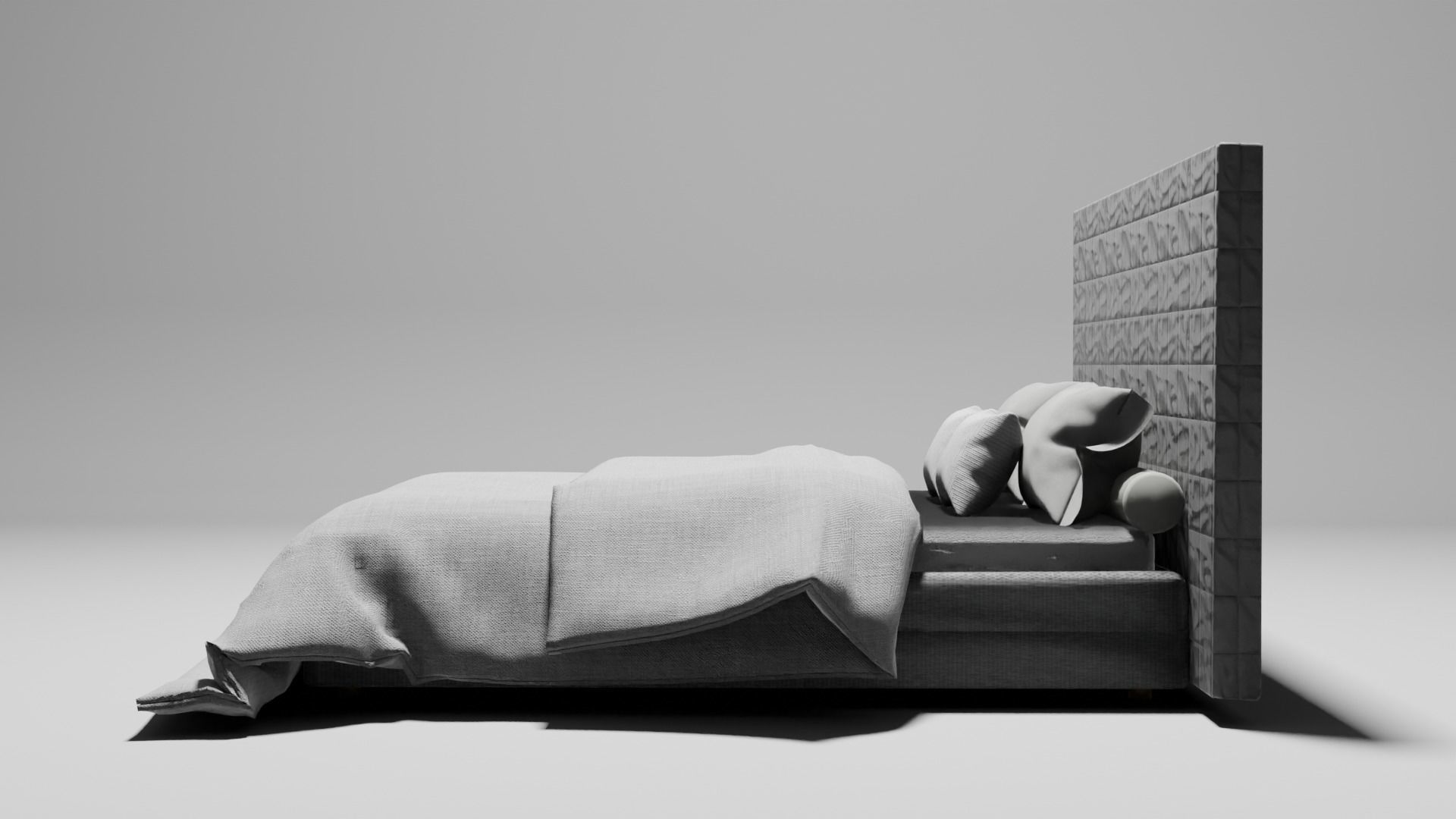 bed mebel 3D model | CGTrader