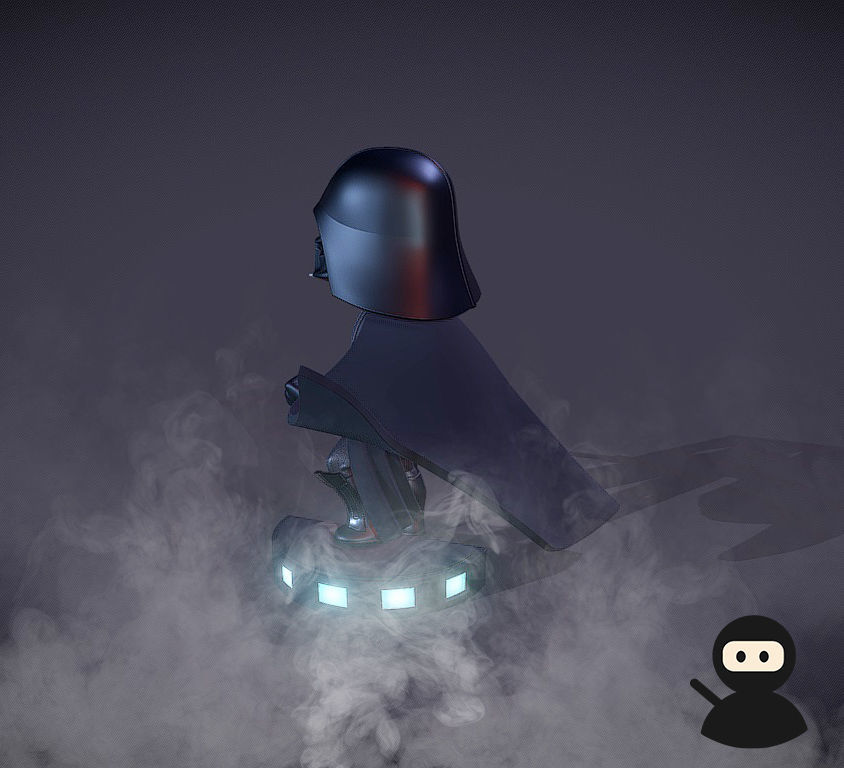 Darth Vader Cartoon 3D model | CGTrader