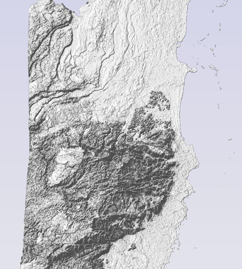 3D Terrain Digital Elevation topo Model of Belize 3D model 3D printable | CGTrader