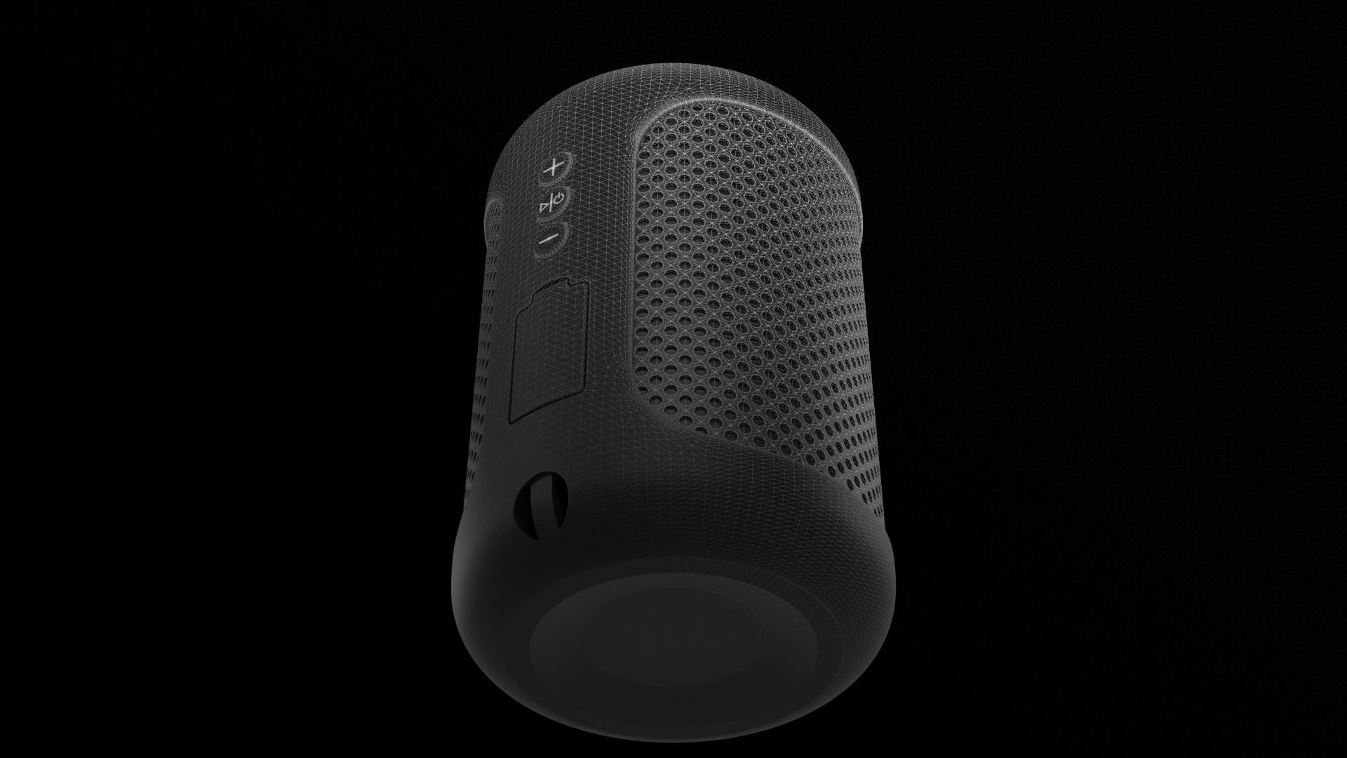 Cylinder Speaker 3D model | CGTrader