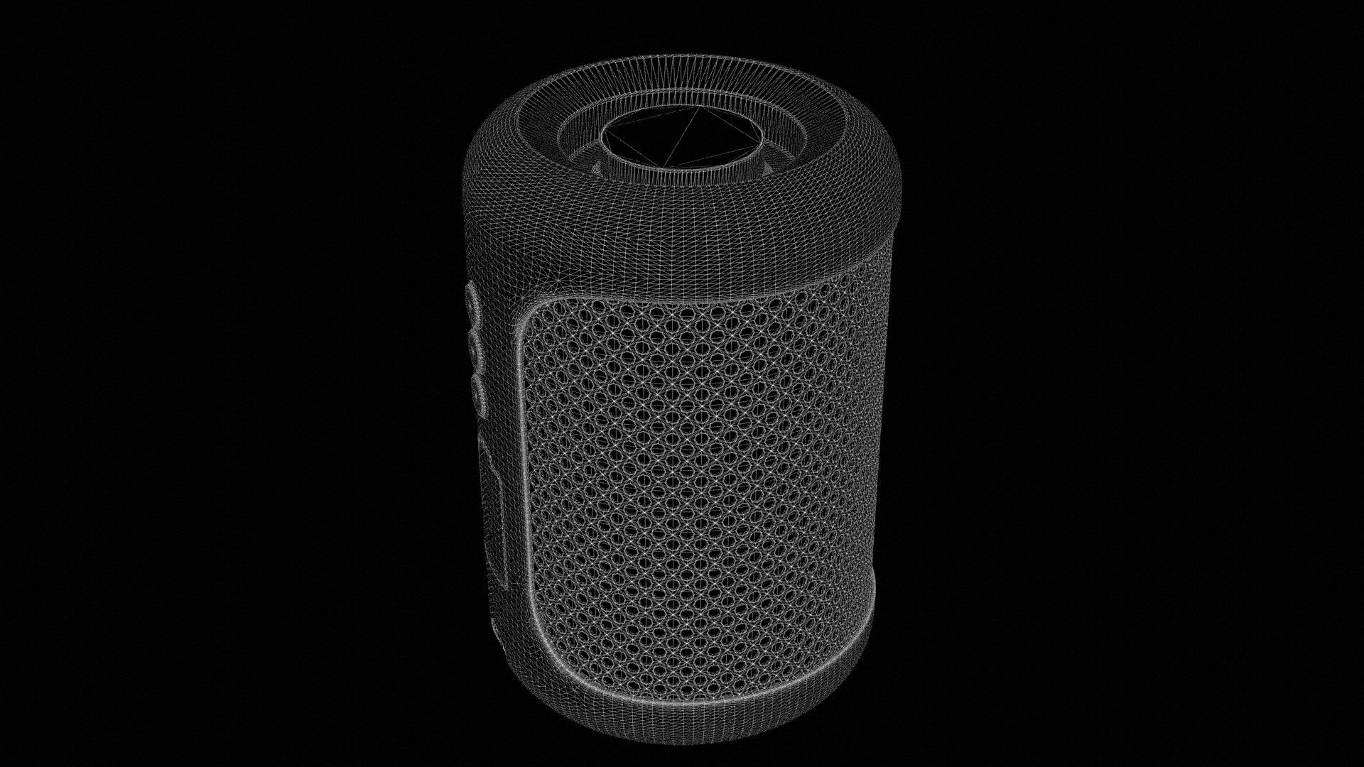 Cylinder Speaker 3D model | CGTrader