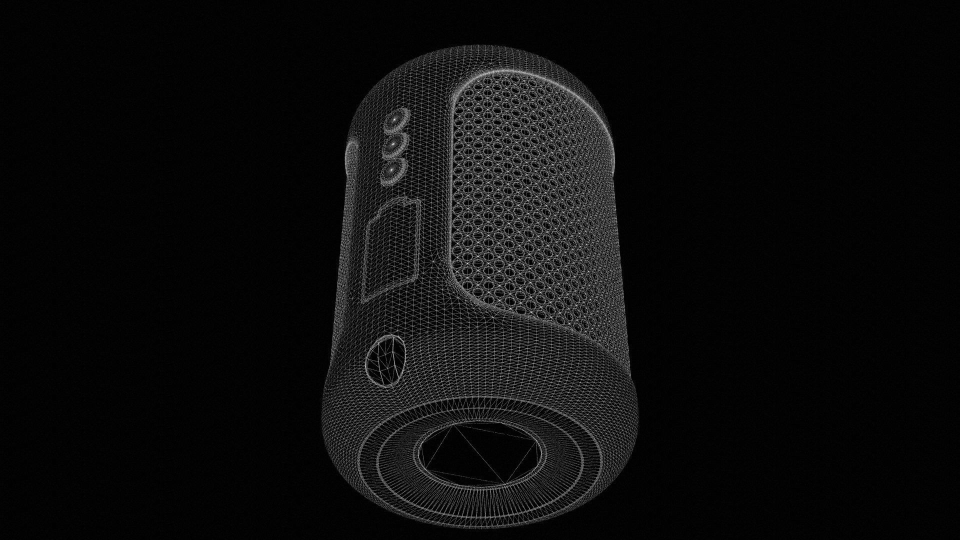 Cylinder Speaker 3D model | CGTrader