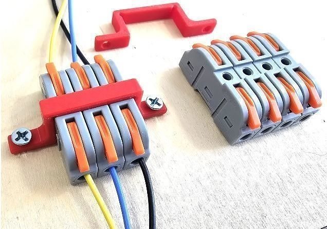 Mount for Inline Wire Connectors 3D model 3D printable | CGTrader