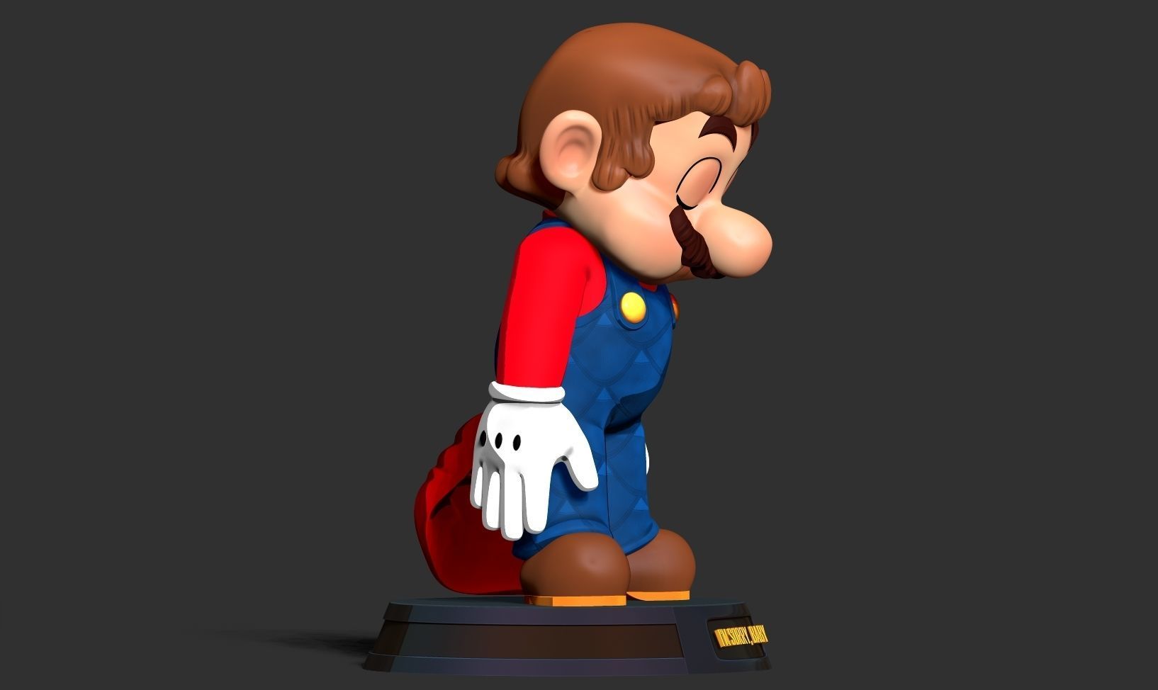 Mario is sorry 3D model 3D printable | CGTrader