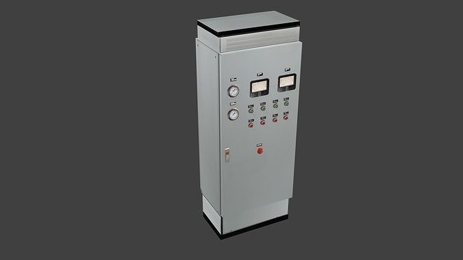 3D model Painel Control 02 VR / AR / low-poly | CGTrader