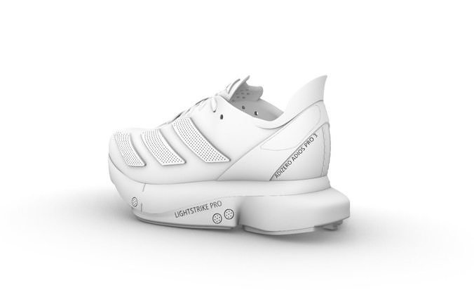 Adidas Adios Pro 3 3D print model 3D model 3D printable | CGTrader