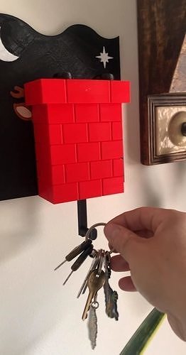 Santa Claus key holder 3D model 3D printable | CGTrader