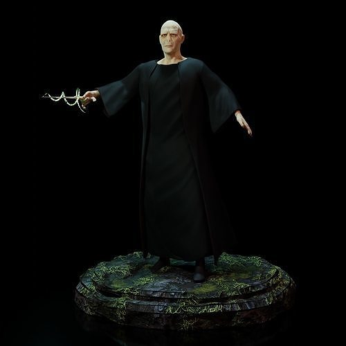 Harry Potter - Voldemort 3D model 3D printable | CGTrader