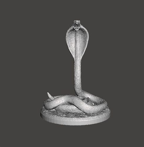 COBRA SNAKE FIGURE MODEL ANIMAL CREATURE FOR GAMES RPG ORNAMENT 3D ...