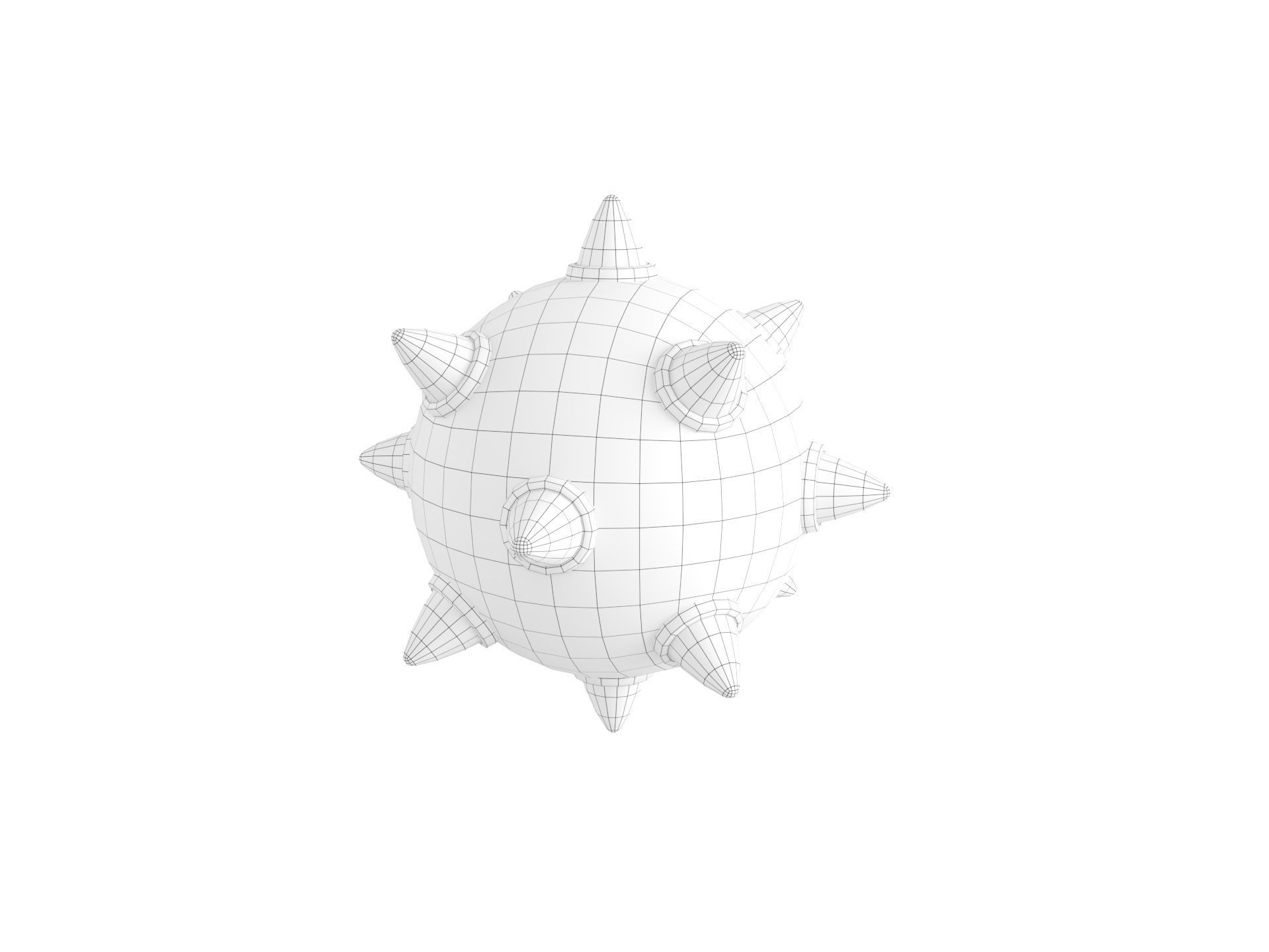 Prop194 Spike Ball 3D model | CGTrader