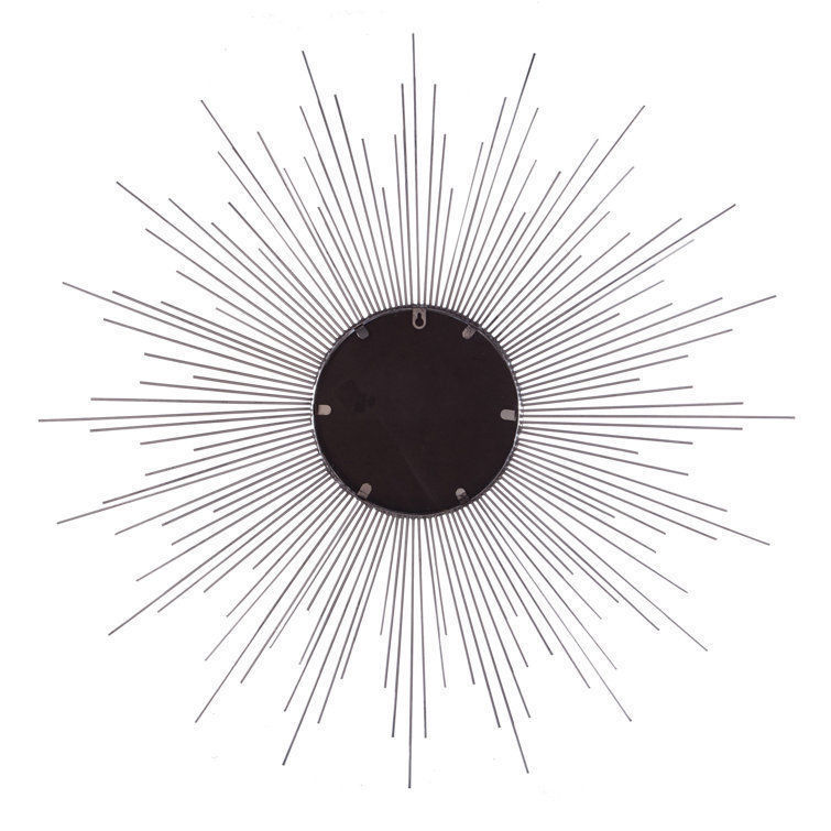 Lathan Round Spoke Sunray Starburst Wall Mount Accent Mirror 3D model ...