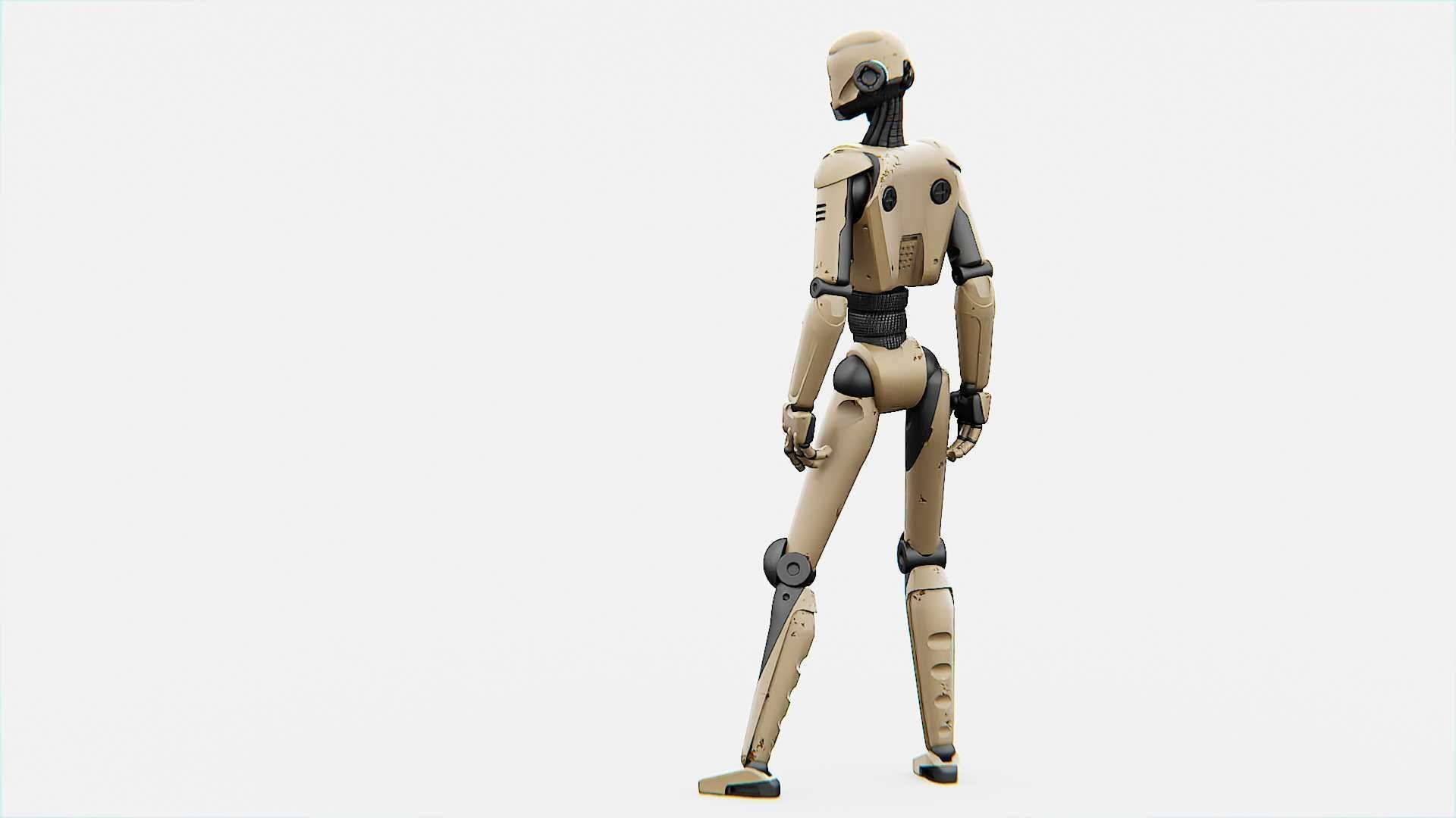 ANDROID JUNO-B Rigged for Unreal Engine - Unity - MIXAMO 3D model rigged | CGTrader