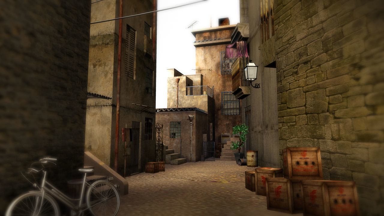 Old Street Alley 3D model | CGTrader