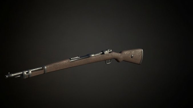 3D model Kar 98k german ww2 rifle VR / AR / low-poly | CGTrader