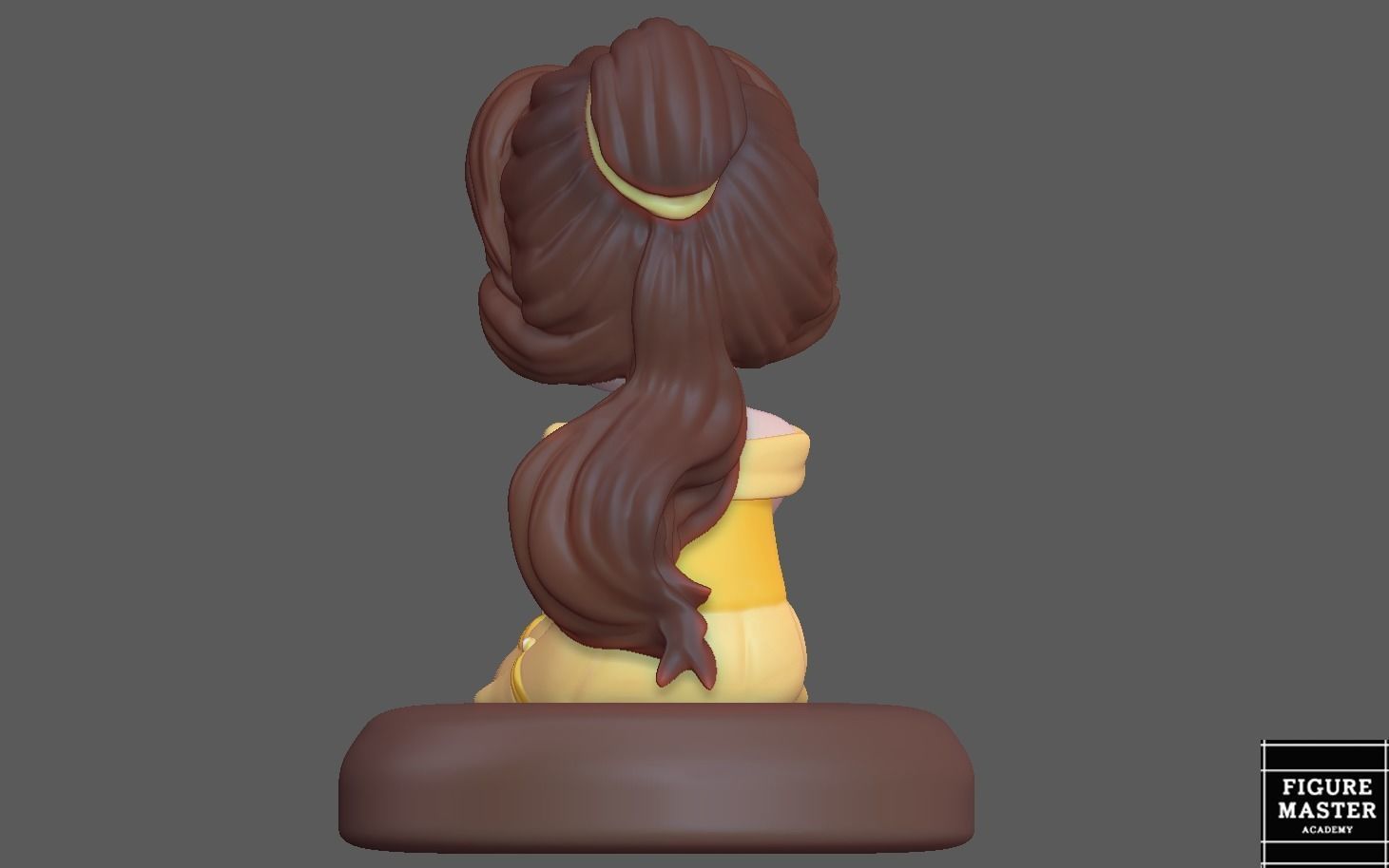 BELLE BABY BEAUTY AND THE BEAST DISNEY PRINCESS ANIMATION 3D model 3D ...