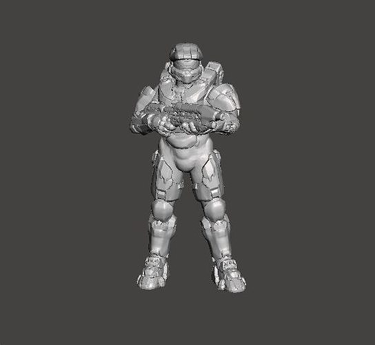 MASTER CHIEF MINIATURE MODEL FOR SCIFI GAMES AND RPG 3D model 3D ...
