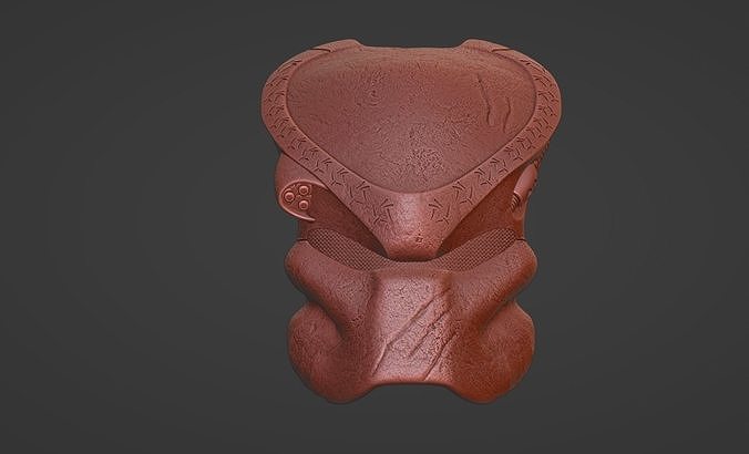 Dark Predator Bio Mask - AvP 2010 3D model 3D printable | CGTrader
