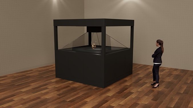 Holographic Pyramid 3D model | CGTrader