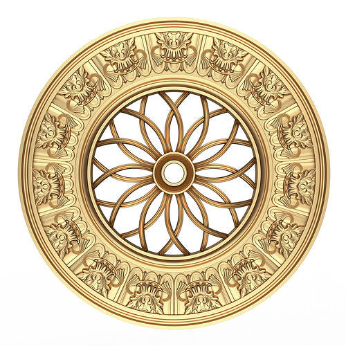 3D model Ceiling Rosette 04 VR / AR / low-poly | CGTrader