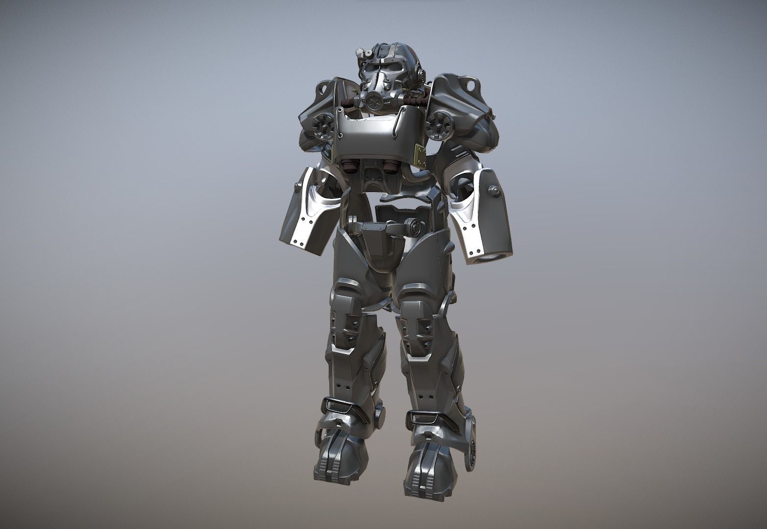 Fallout Power Armor T60 3D model 3D printable | CGTrader