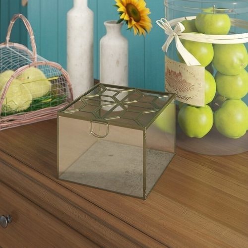 Buxton Glass Decorative Box free 3D model | CGTrader