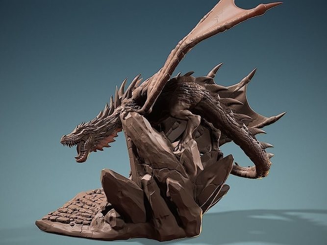 Azure Dragon 3D model 3D printable | CGTrader