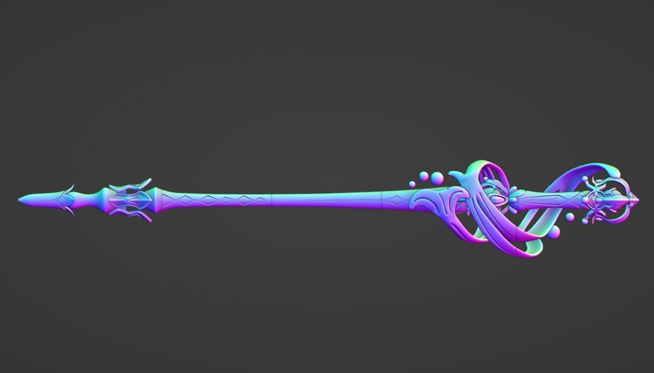Furina Sword - Genshin Impact - 3D Print Ready 3D model 3D printable ...