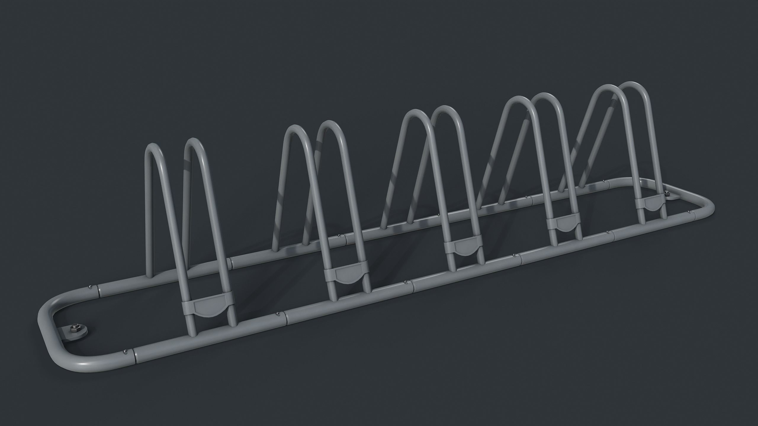 3D model Bike Rack 6 PBR Game Ready VR / AR / low-poly | CGTrader