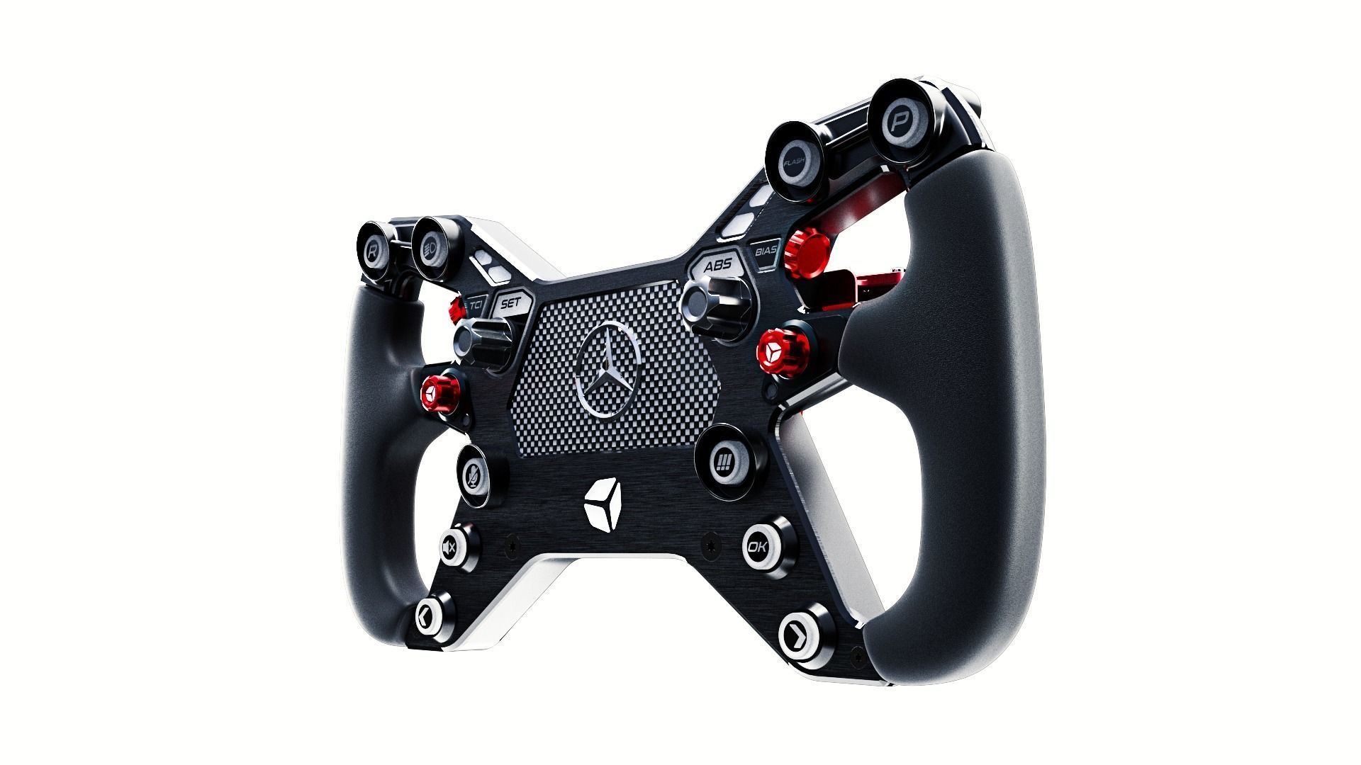 Mercedes AMG GT Cube Controls Wheel 3D model | CGTrader