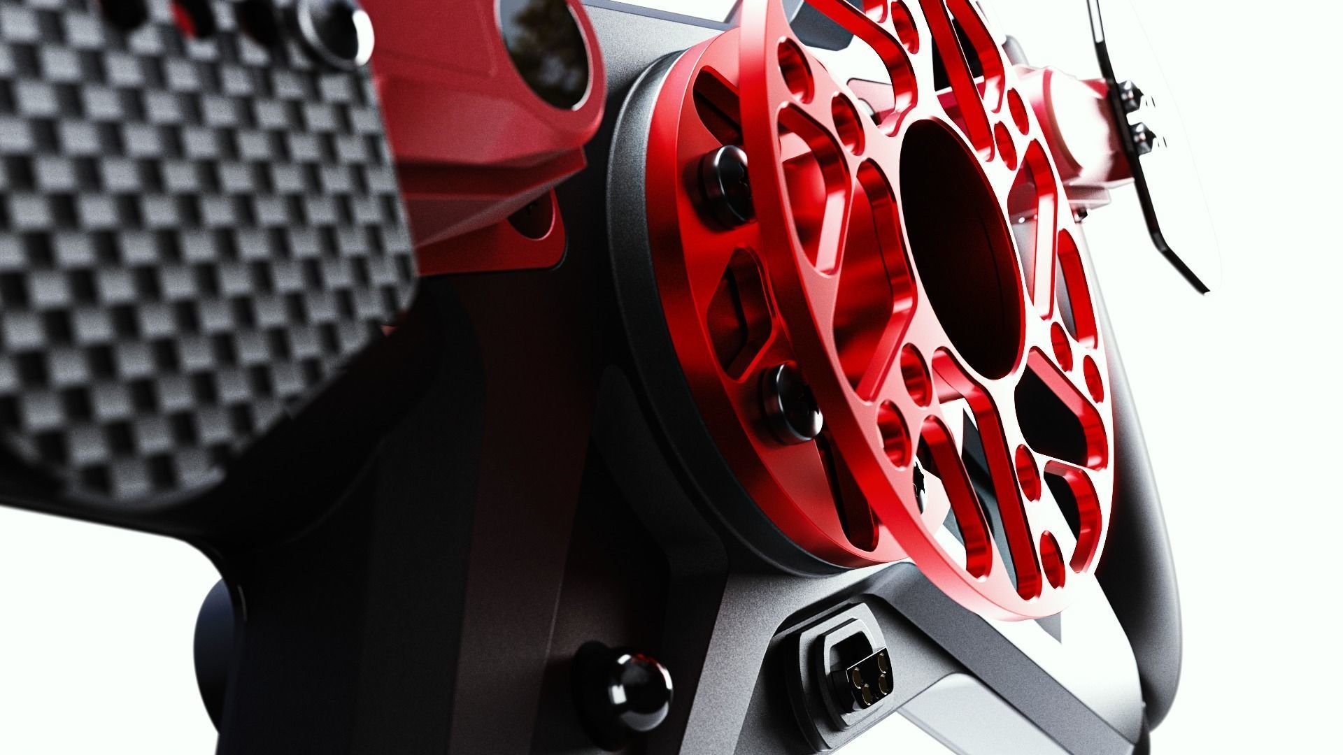 Mercedes AMG GT Cube Controls Wheel 3D model | CGTrader