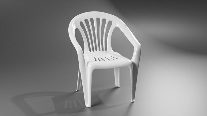 Plastic chair 3D model free VR / AR / low-poly 3D model | CGTrader