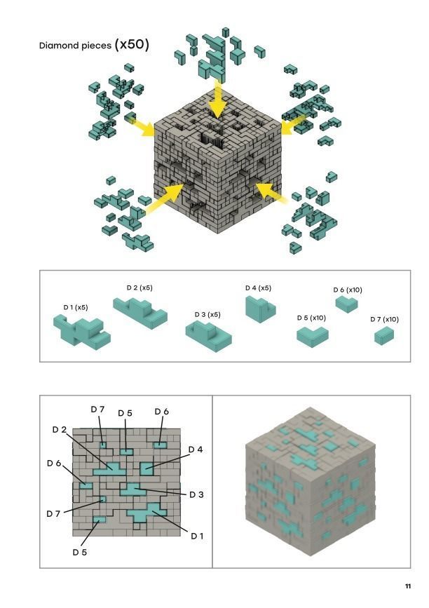 Most Realistic Minecraft block LAMP and 3D PUZZLE 3D model 3D printable ...