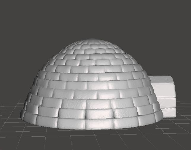 IGLOO MINIATURE MODEL TERRAIN FOR FANTASY GAMES DND RPG 3D model 3D printable | CGTrader