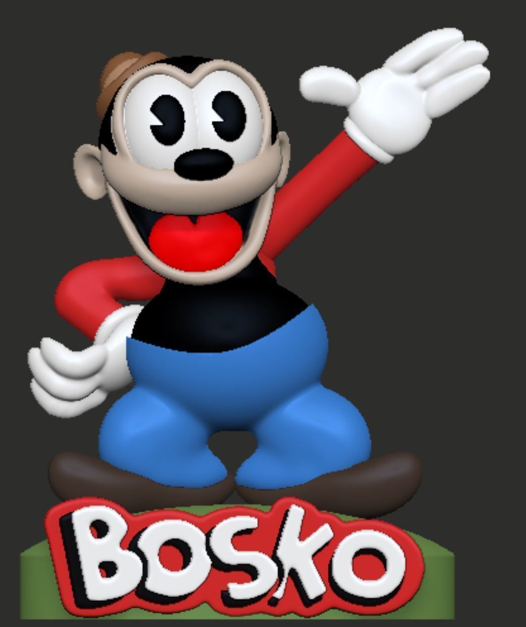 Bosko 3D model 3D printable | CGTrader
