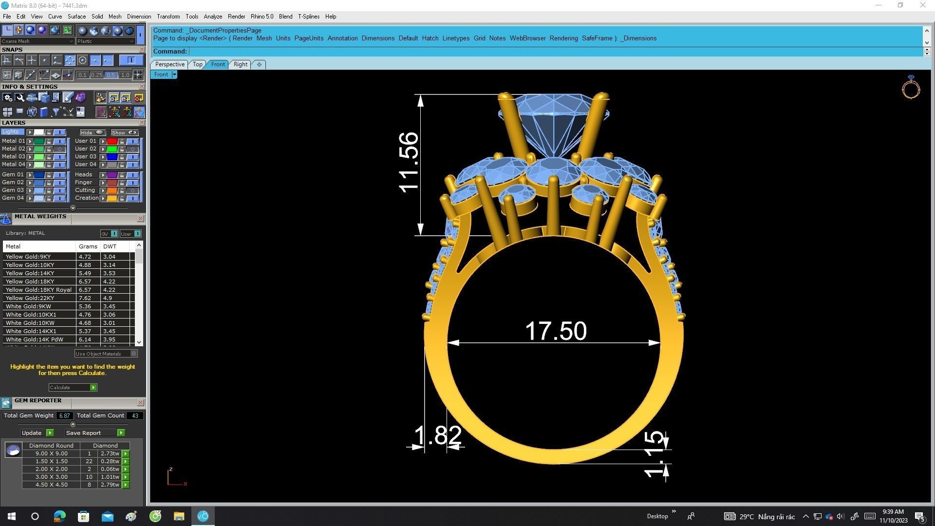 7441 luxury asian diamond engagement ring 3D model 3D printable | CGTrader