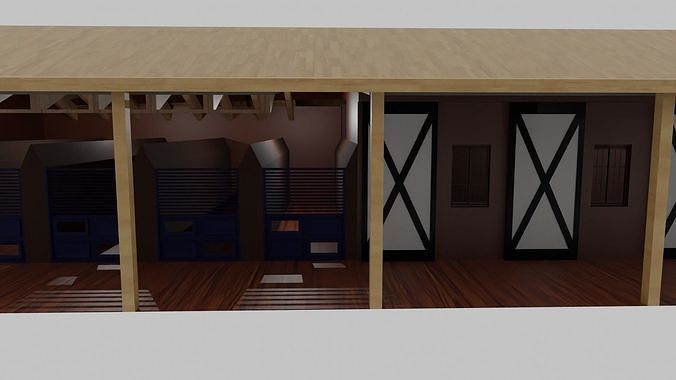 3D model Horse Stable VR / AR / low-poly | CGTrader