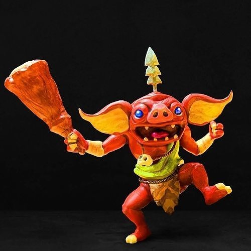 Bokoblin with Bat 3D model 3D printable | CGTrader