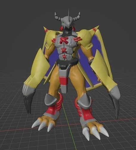 wargreymon 3D model 3D printable | CGTrader