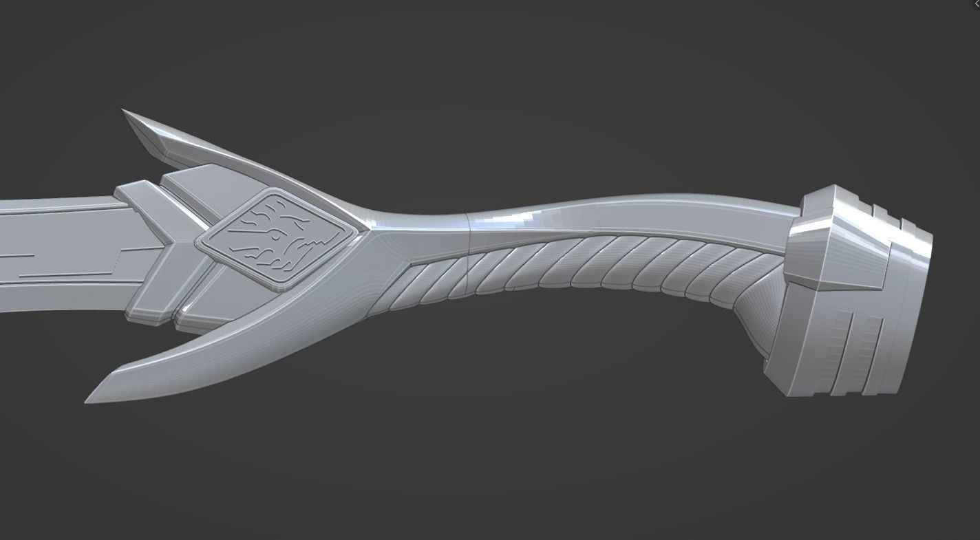 Kamen Rider Ryuki Ryuga sword cosplay props 3D printable file 3D model ...