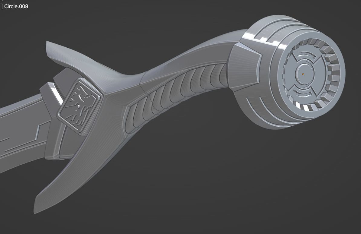 Kamen Rider Ryuki Ryuga sword cosplay props 3D printable file 3D model ...