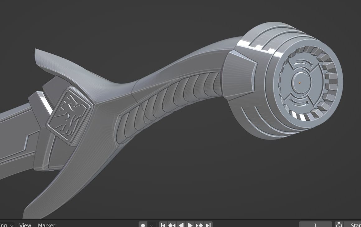 Kamen Rider Ryuki Ryuga sword cosplay props 3D printable file 3D model ...